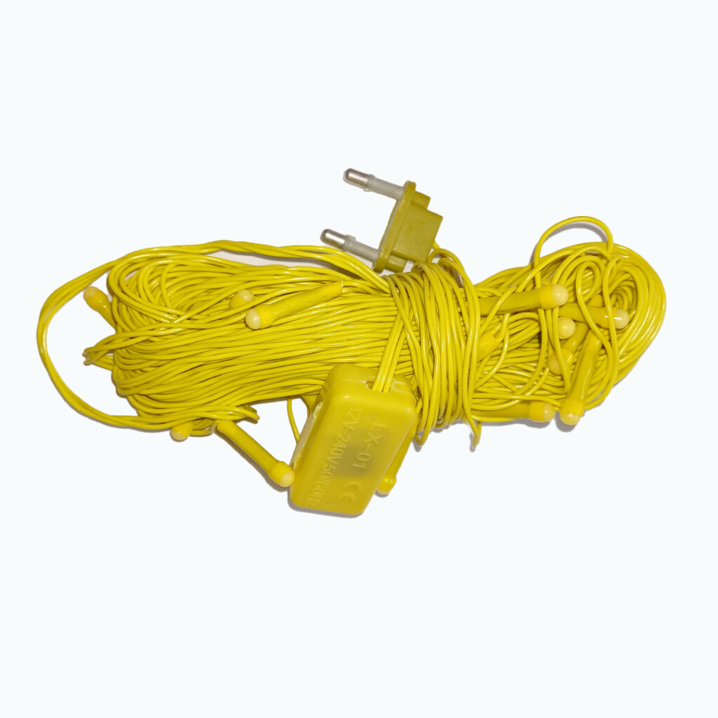 15 Meter Yellow Color Diwali Decorative LED Lights - Vincentvolt