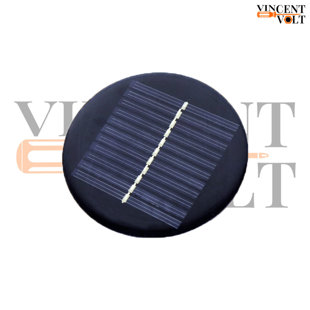 80mm diameter 6V 80mAh Circle shape polycrystalline mini epoxy solar ...