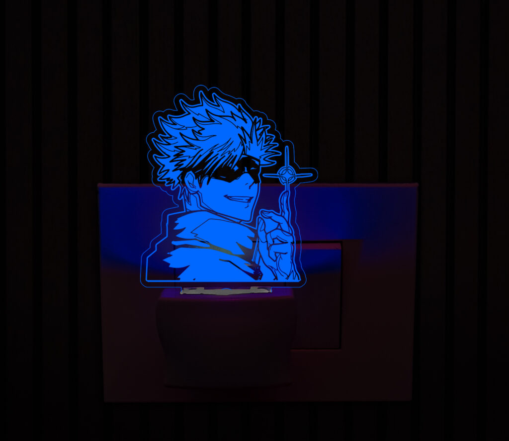 Satoru Gojo Character Plug in Night Lamp with 7 Color Changing Design ...
